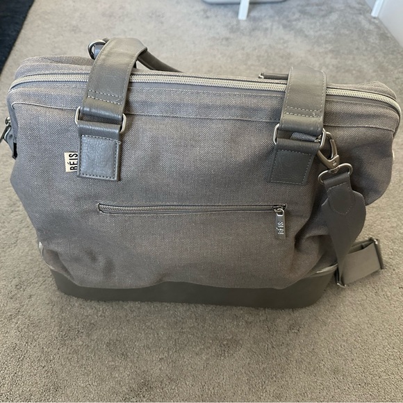 BEIS | Bags | Beis Mini Weekender Bag In Grey | Poshmark